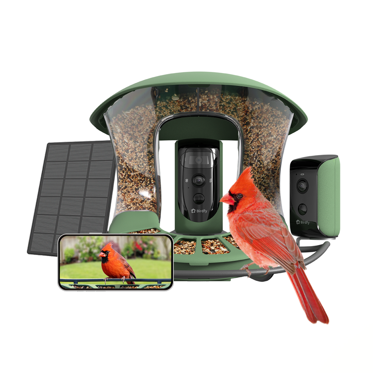 Smart Bird Feeder with Camera, Netvue Birdfy Bird Feeders Camera with ...