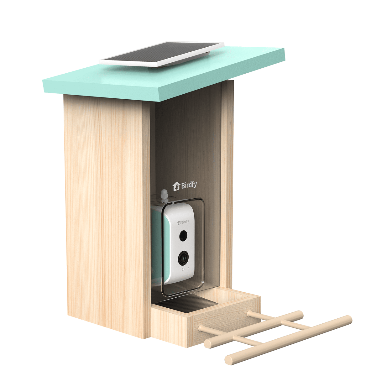 Birdfy Smart Bird Feeder with Camera, AI Identify 6000+ Species, Solar ...