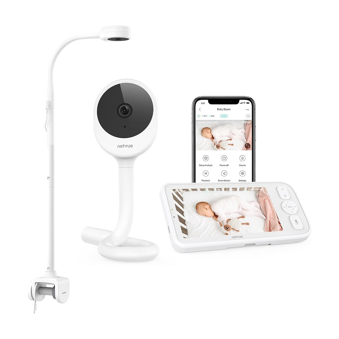 Netvue Peekababy Monitor | Clear Two-Way Audio & Night Version Monitor ...